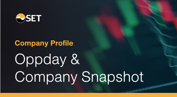 ONEE - Opportunity Day & Company Snapshot - The Stock Exchange of Thailand
